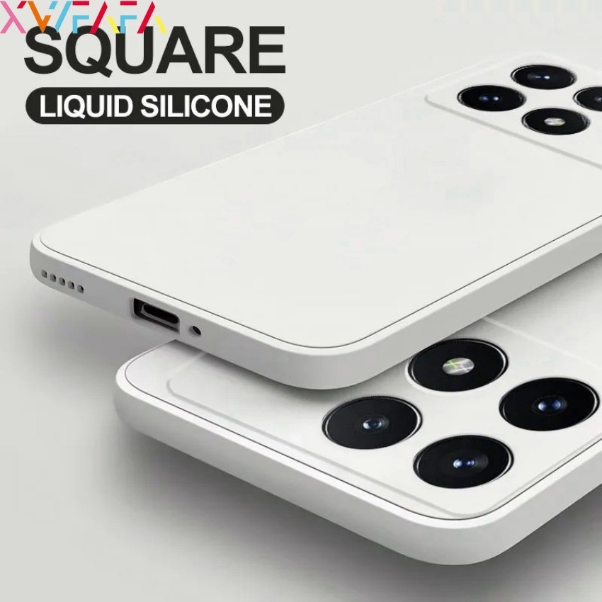 Ốp Điện Thoại Silicon Lỏng Vuông Cho Redmi K70 K60 Pro K70E K60 Ultra Turbo 3 Màu Trơn Mềm Chống ...