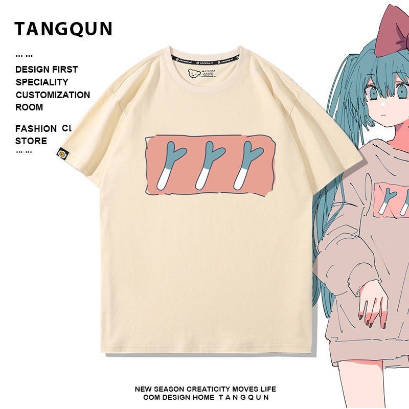 Hatsune miku miku Co-Branded Scallion Girl Hàng hóa Va chạm Nửa tay ...
