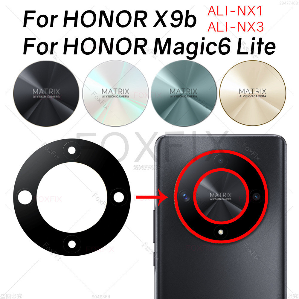 Ống kính kính kính Camera sau cho Honor Magic6 Lite Magic 6 Lite X9b 5G ...