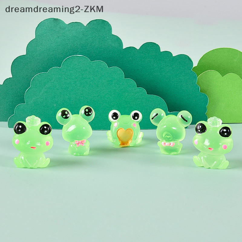 [Dreamdreaming] Mini Dạ Quang Ếch Trang Trí Hoạt Hình Búp Bê Động Vật ...