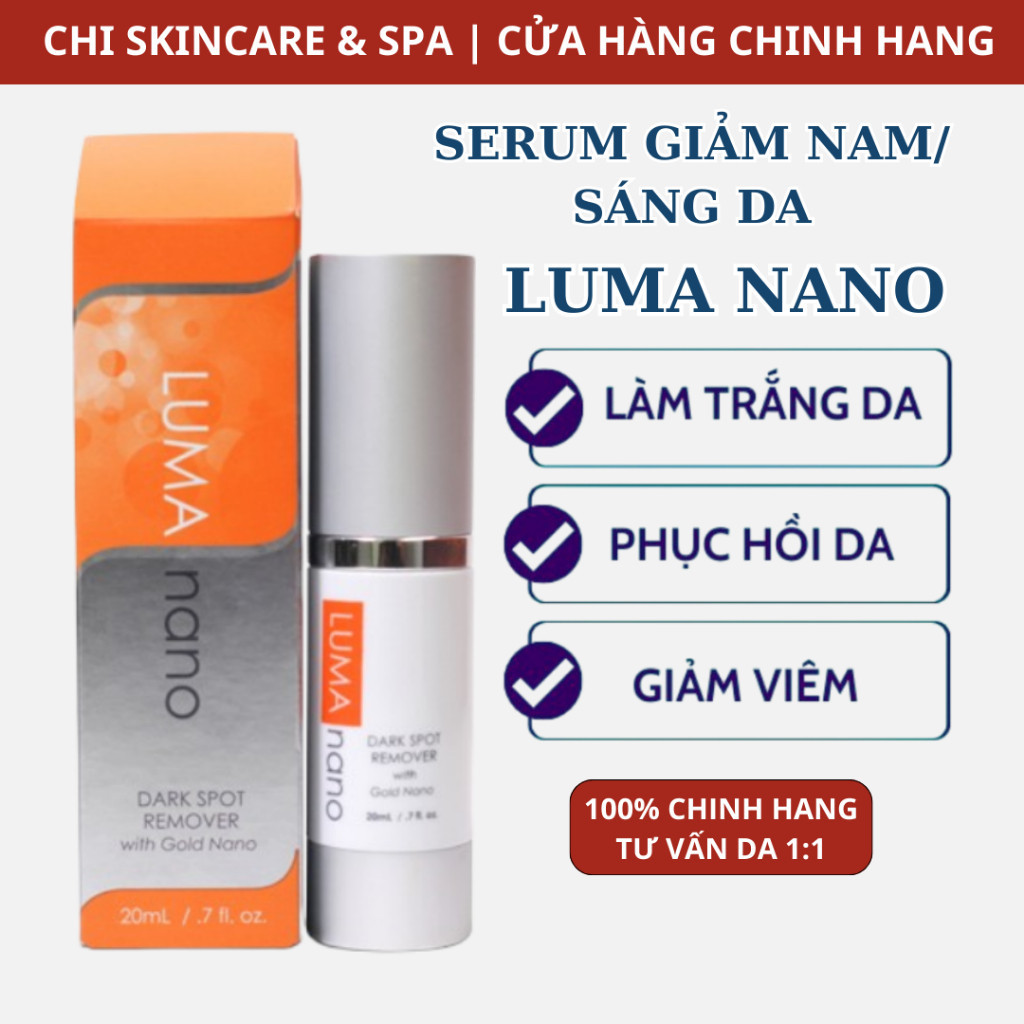 HÀNG CHÍNH HÃNG-CÔNG TY Serum giảm nám da Luma Nano Dark Sport Remover ...