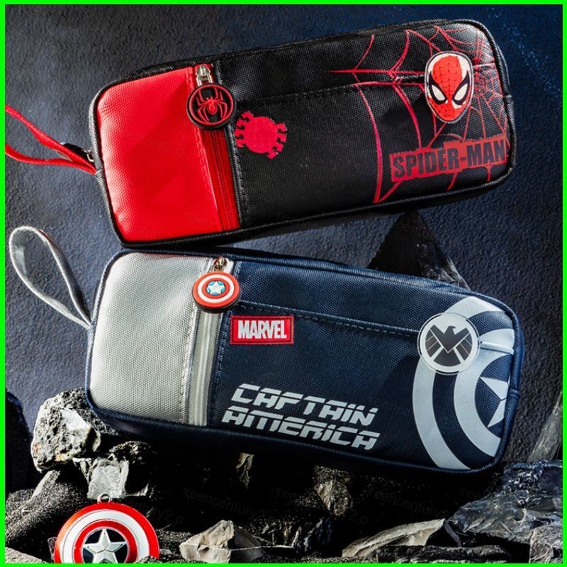 Yu Marvel Captain America Người Nhện Hộp Đựng Bút Túi Đựng Đồ Văn Phòng ...