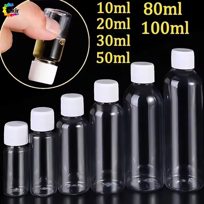 [Bán sỉ] Chai Refillable 10ml 20ml 30ml 50ml 80ml 100ml - Chai phân phối chất lỏng kín PET di ...