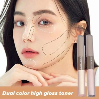 Kem nền trang điểm 2 trong 1 Facial Even Skin Tone Foundation / Stick đường viền mặt lâu trôi ...