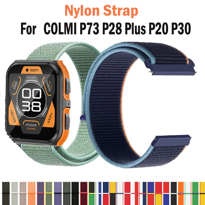 Dây đeo Nylon 20mm cho COLMI P20 P28 Plus P73 P30 Đồng hồ thông minh ...