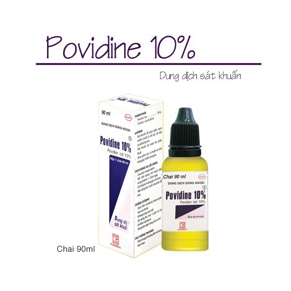 POVIDINE IOD 10% 90ML - DUNG DỊCH SÁT KHUẨN VẾT THƯƠNG | Shopee Việt Nam