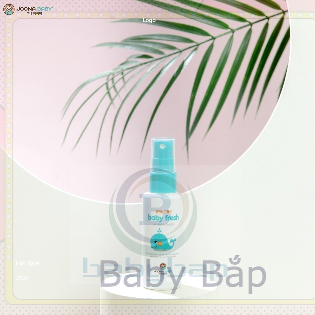 Xịt Diệt Khuẩn Khử Mùi Joona Baby Fresh Cỡ Nhỏ 60 ml (chai) | Shopee ...