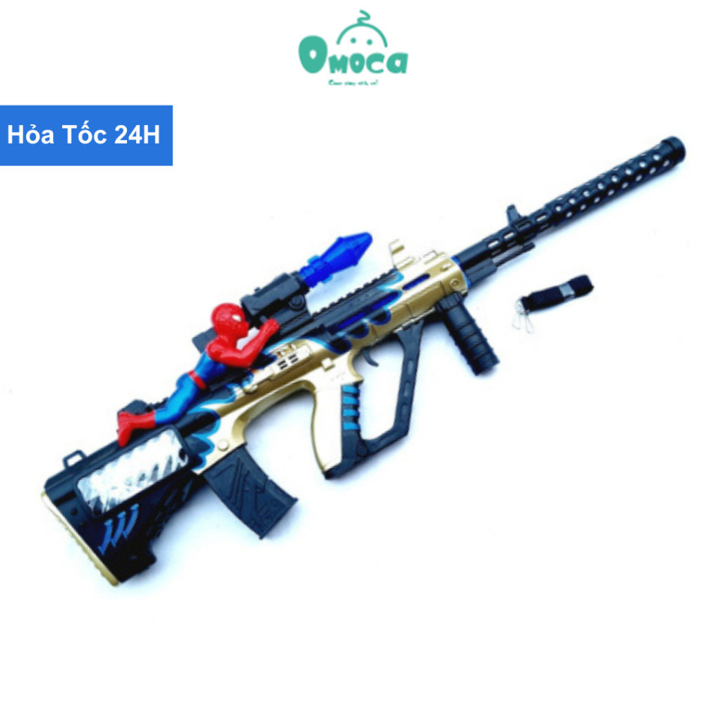 Súng Đồ Chơi Người Nhện SPIDER MAN AUG Shop Omoca | Shopee Việt Nam