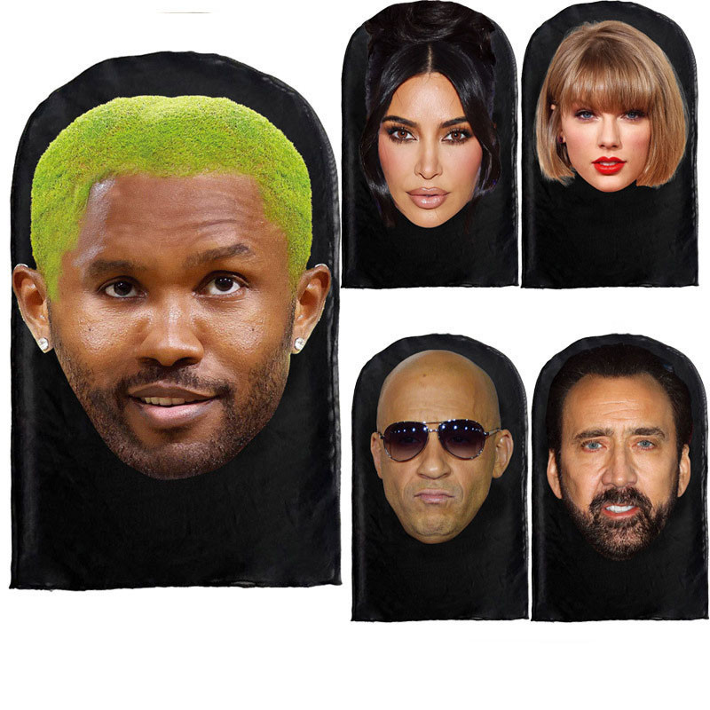 Taylor Swift 3D Full Face Mask Mesh Funny Headgear Facial Spook Kanye ...