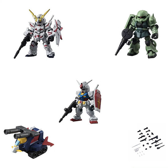 Bandai Mobile Suit Gundam Lắp Ráp Capsule Toy MSE01 Reprint Unicorn ...