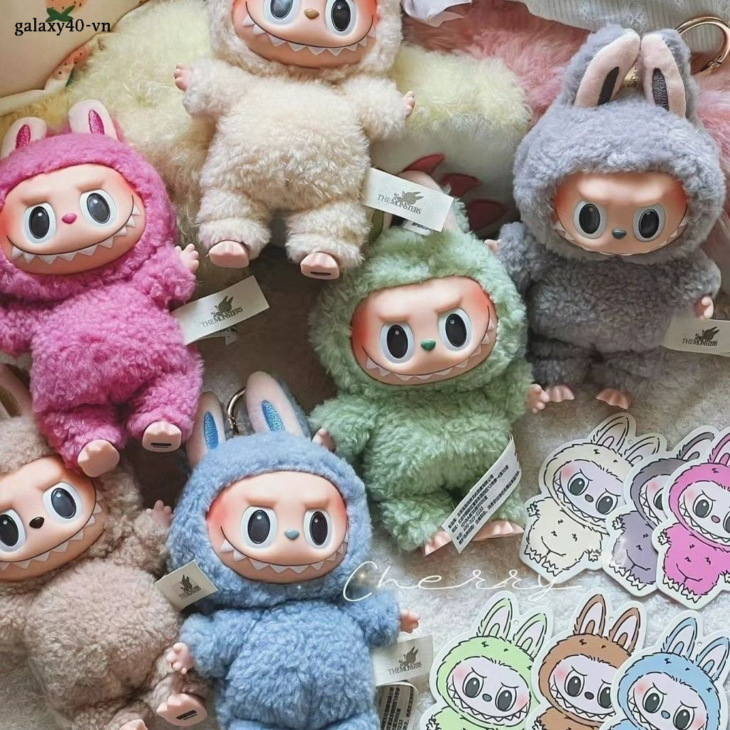 [Chính hãng 100%] Gấu bông Labubu 15cm PopMart Labubu Gấu bông Vải Mặt ...