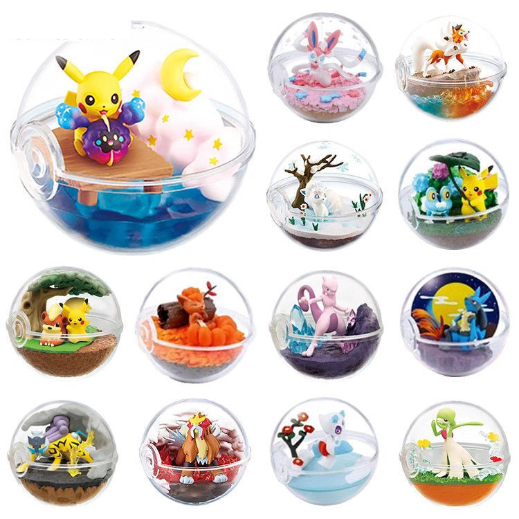 Pokémon Pokemon Ball Pokemon Cảnh Viên Trang Trí Đồ Chơi Pikachu Moon ...