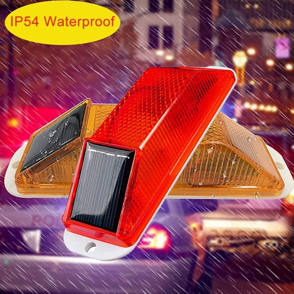 Đèn cảnh báo đèn Flash năng lượng mặt trời Đèn cảnh báo LED Đèn siêu ...