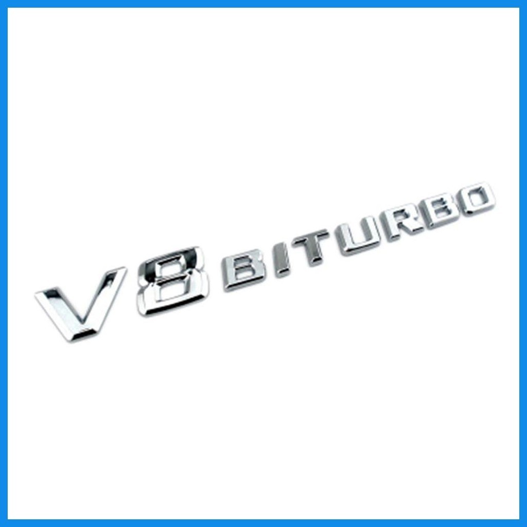 3d ABS Tự Động Miếng Dán V8 BITURBO Logo Biểu Tượng Huy Hiệu Chắn Bùn ...