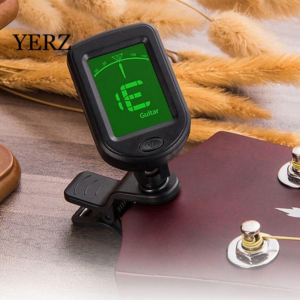 Bộ chỉnh đàn Guitar YZ, Kẹp trên dây Mini Bộ chỉnh nhạc cụ, Màn hình xoay 360o Màn hình LCD Phụ ...