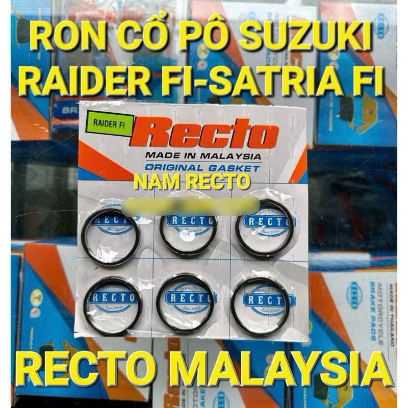 Ron pô,ron cổ pô Raider fi,satria fi chính hãng Recto Malaysia ...