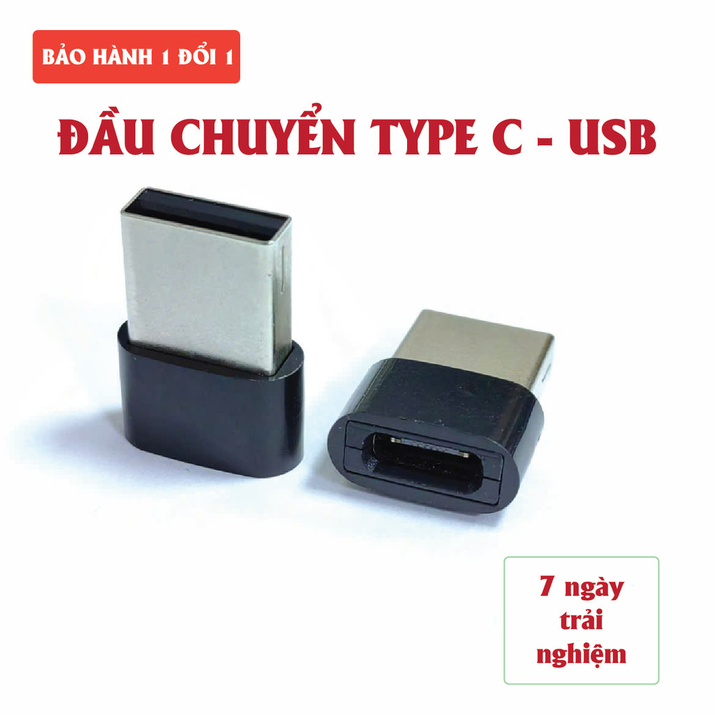 Thiết bị đầu chuyển đổi từ đầu cắm USB sang Type C (U-T), Đầu chuyển ...
