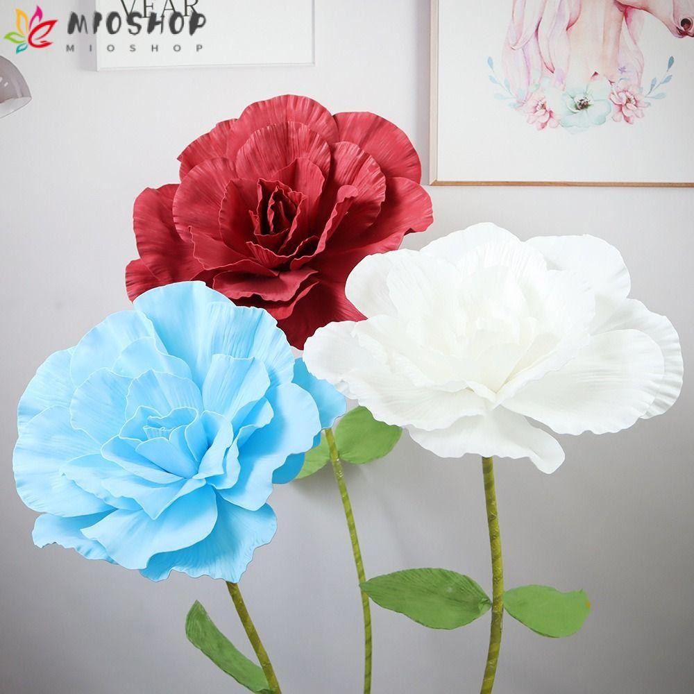 Mioshop PE Hoa Hồng Xốp, Màn Hình Cửa Sổ Khổng Lồ Mô Phỏng Hoa Cửa Sổ, Đạo Cụ Ảnh 50cm Cưới ...