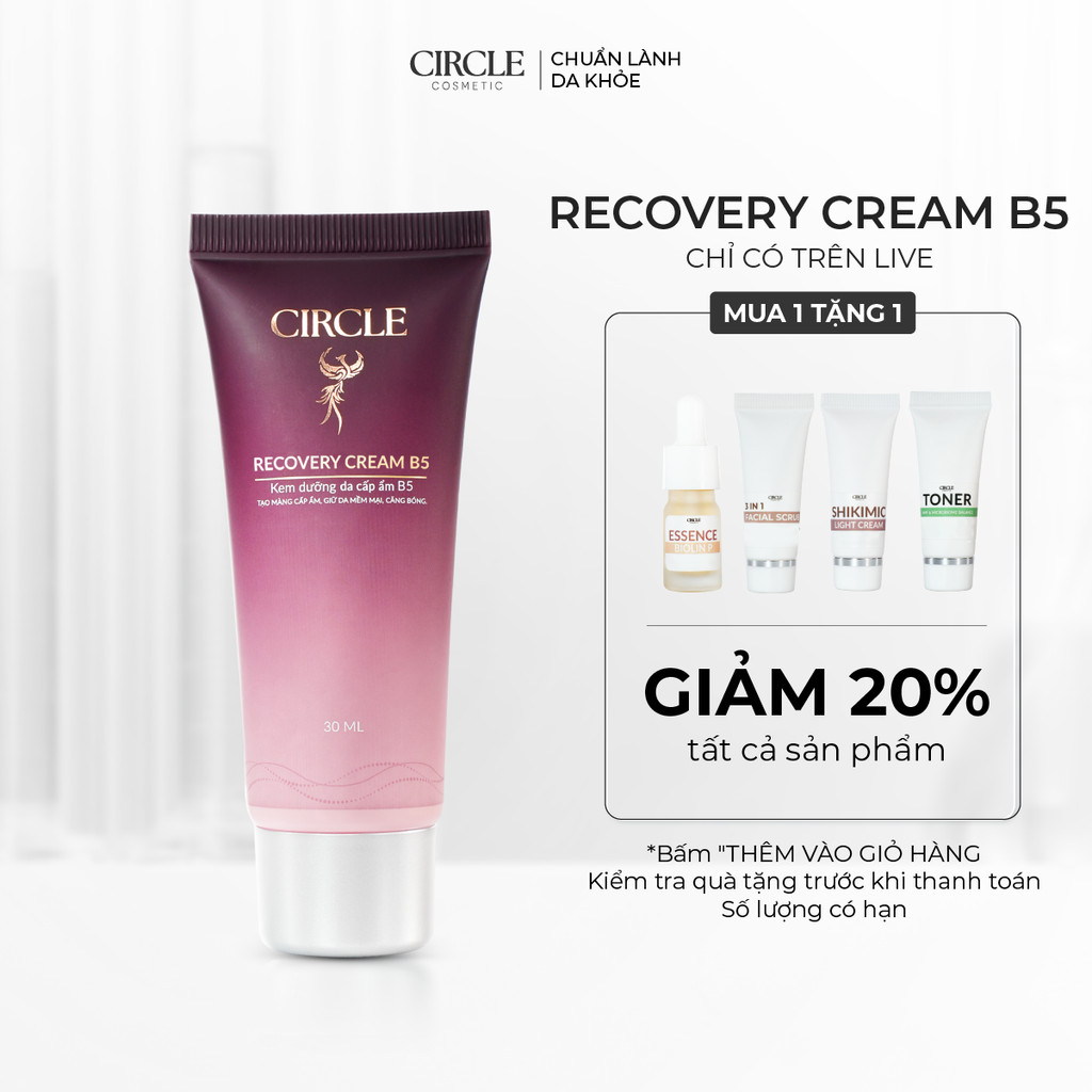 Kem dưỡng B5 Circle Recovery Cream B5 | Shopee Việt Nam