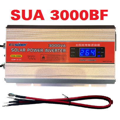 Bộ chuyển đổi điện SUOER - 24v lên 220v sóng vuông 3000w - Model SUA ...