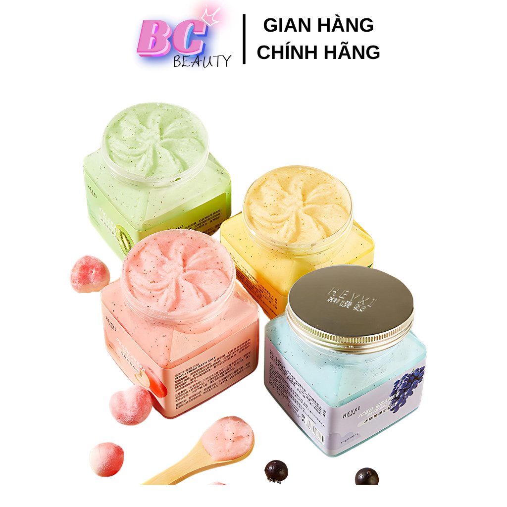 Kem tẩy da chết, tẩy tế bào chết toàn thân body hương Đào Heyxi làm ...