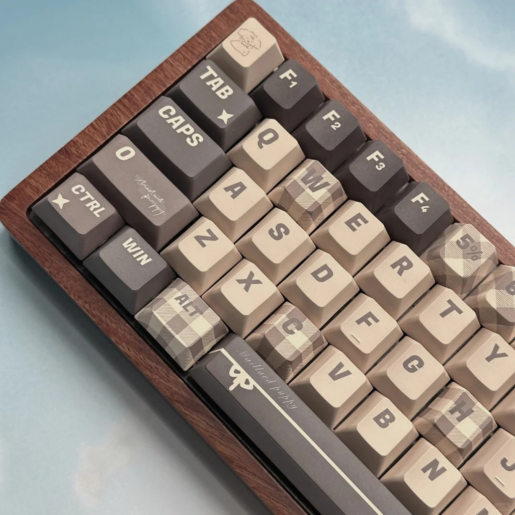 Brown Puppy Lưới Keycap Cherry / MOA Profile 134 Phím PBT Thuốc Nhuộm ...