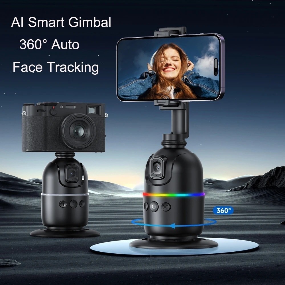 2024 Ai Thông Minh Gimbal 360 ° Tự Động Theo Dõi Khuôn Mặt Gimbal Tất ...