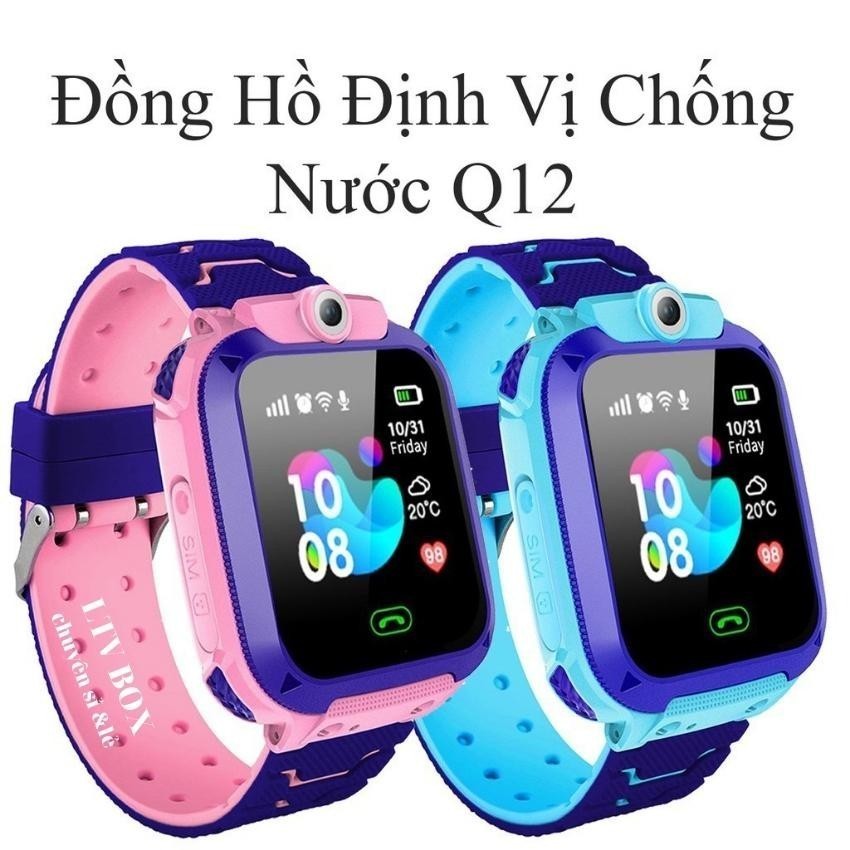 Đồng Hồ Thông Minh trẻ em Q12 Lắp Sim 4G Nghe Gọi Nhắn Tin 2 Chiều Như Điện Thoại Chống nước ...