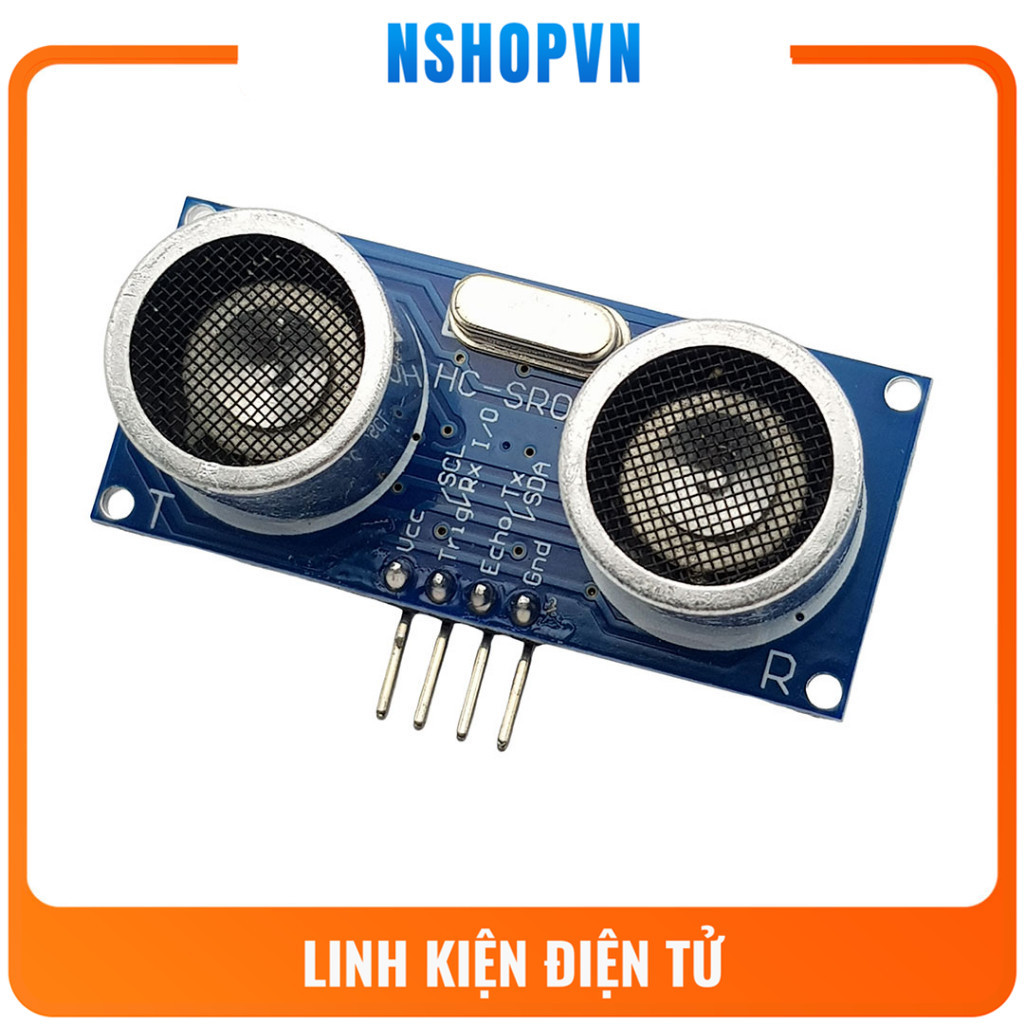 Cảm Biến Siêu Âm HC-SR04 đo khoảng cách 2-450cm sử dụng với arduino và ...