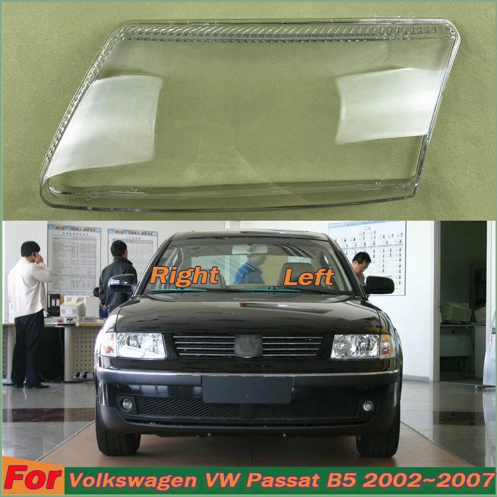 Vỏ Đèn Pha Cho Volkswagen VW Passat B5 2002 ~ 2007 Ống Kính Trong Suốt Vỏ Đèn Pha Thay Thế Chính ...