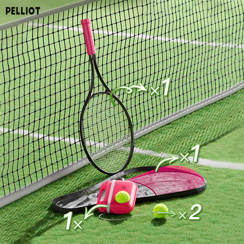 Pelliot Huấn luyện viên quần vợt đơn có dây tập luyện dành cho người mới bắt đầu vợt tennis ...