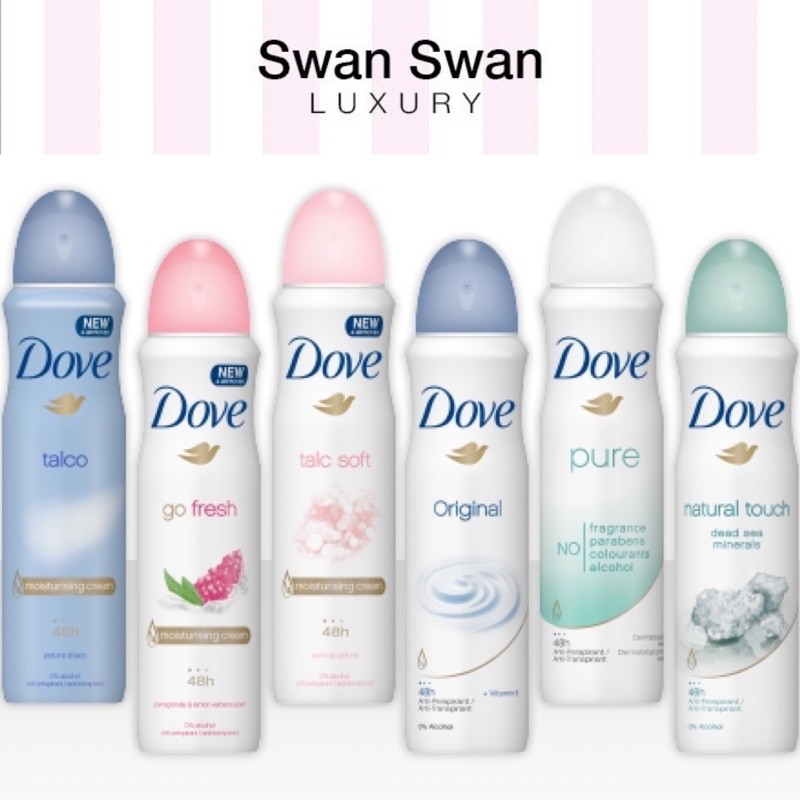 Xịt Khử Mùi D0VE Hương Thơm Khử Mùi 150ml | Shopee Việt Nam