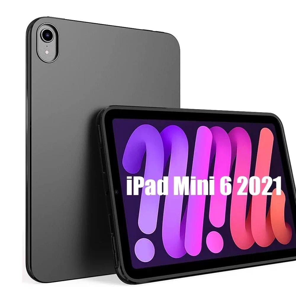 Ốp điện thoại Silicon Cho iPad Mini 2024 A17 Pro Mini 7 Thế Hệ Thứ 6 8.3 '' 2021 Mềm TPU Màu Đen ...