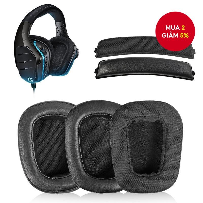 Đệm Tai & Băng Đô Thay Thế Cho Tai Nghe Chơi Game Logitech G933 G935 G633 G933S 7.1 | Shopee ...