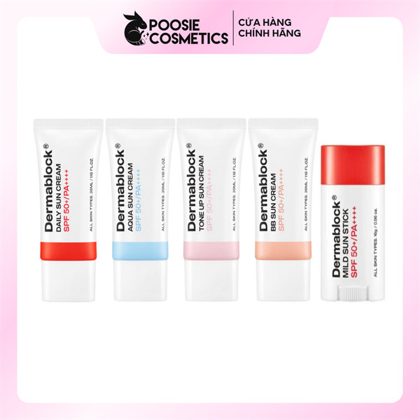(Mẫu mới) Kem chống nắng phổ rộng Dermablock Sun Cream SPF50+ PA ...