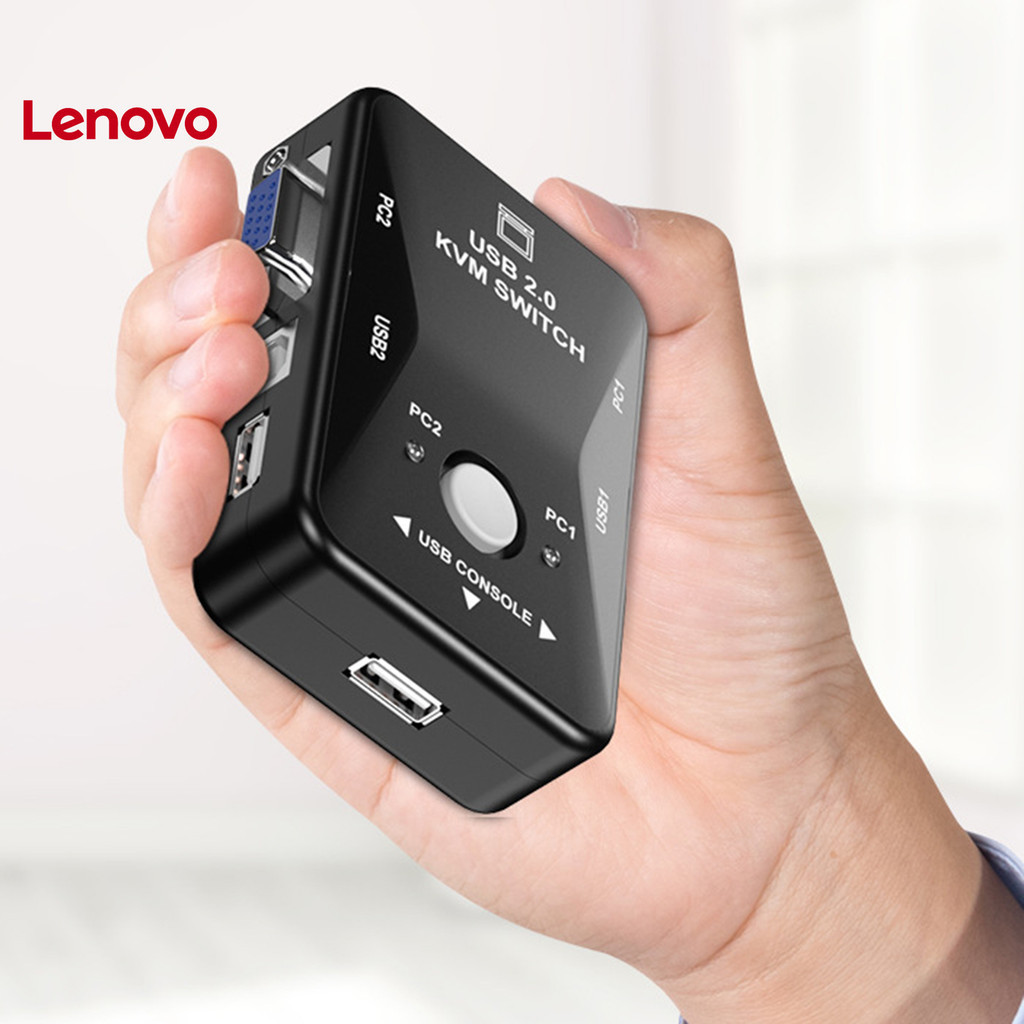 Lenovo KVM Switch Tương Thích HD Cắm Chơi Chịu Nhiệt USB VGA Độ Phân ...