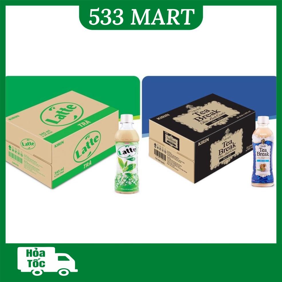 [HỎA TỐC HCM] Thùng 24 chai Trà sữa Kirin Latte/ Tea Break 345ml | Shopee Việt Nam