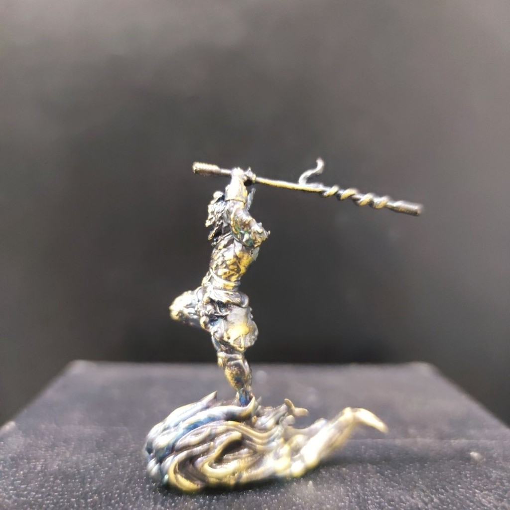 Đồng thau Solid Eat My Old Monkey King Journey to the West Hình Model ...