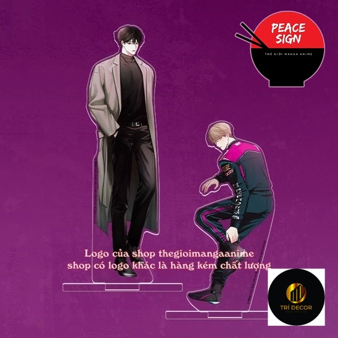 Mô hình Standee NON - ZERO SUM BL boylove mica acrylic anime chibi ...