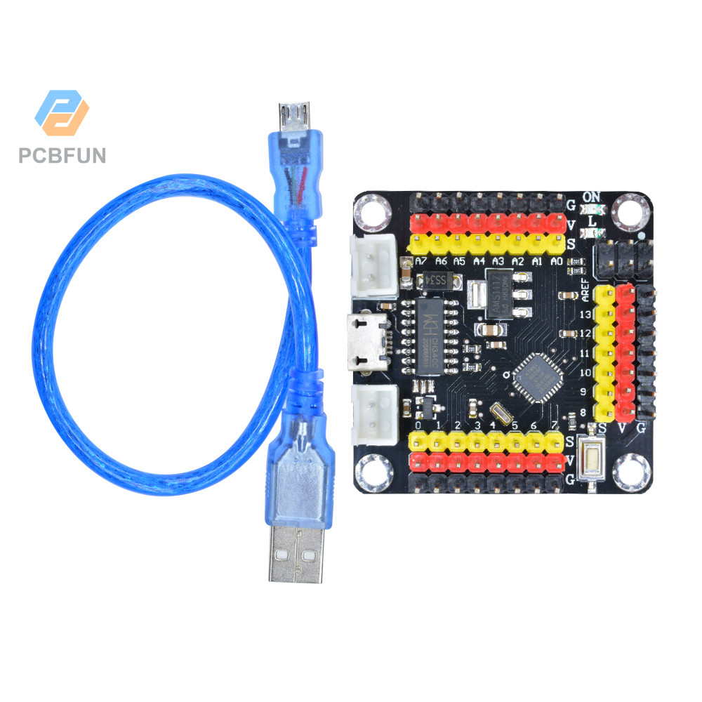 Pcbfun NANO 3.0 Atmega328P CH340C DM Bo mạch chủ Arduino mạnh Giao diện ...