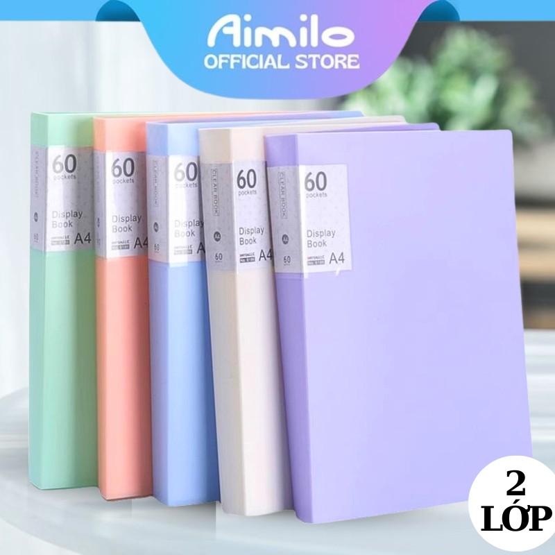 【Aimilo】File lá A4 đựng tài liệu nhiều ngăn, Tệp đựng tài liệu 40 lá 60 ...