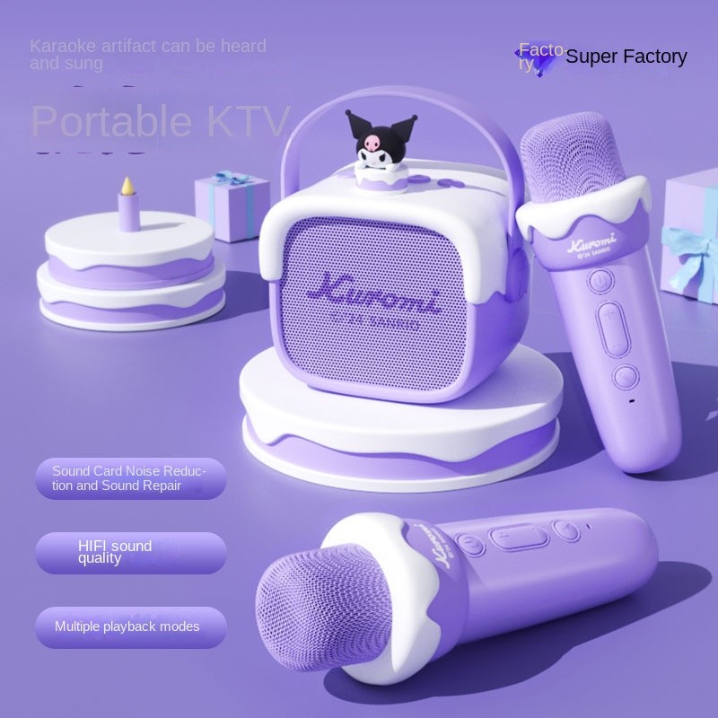 Sanrio Kuromi K-Song Loa Bluetooth Nhỏ Micro Không Dây Tích Hợp Ngoài ...