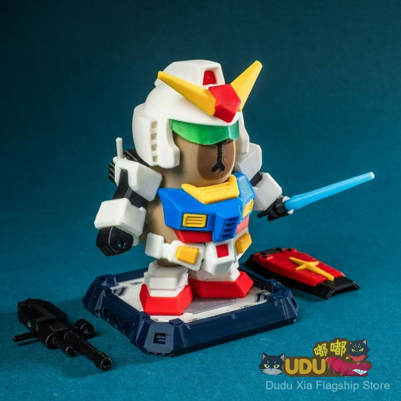 Cross-Dressing Gundam Capybara Búp bê Sáng tạo Từ tính Mecha Capybara ...