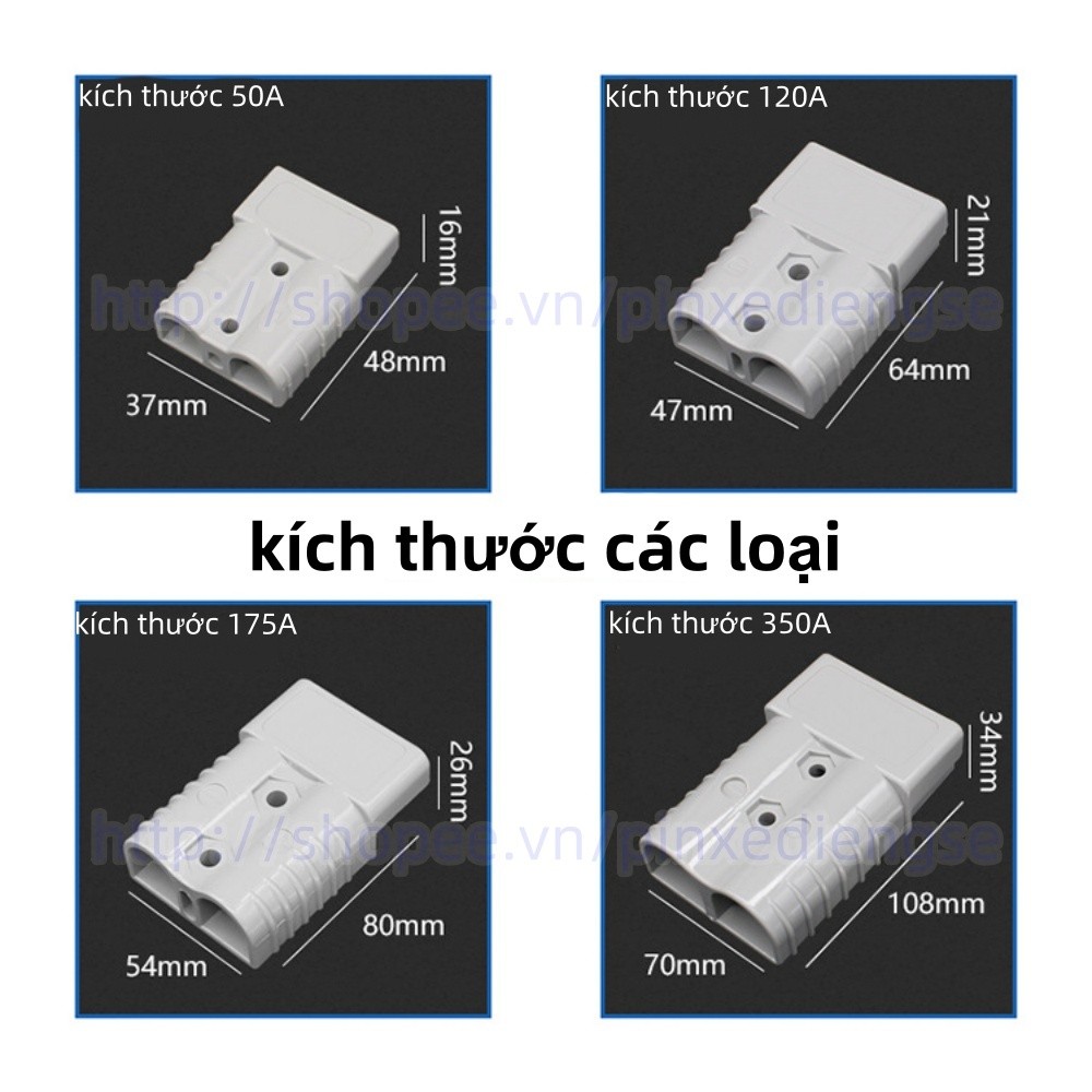 giắc anderson cắm xe máy điện,xe nâng điện,giắc ắc quy 50A,120A,175A ...