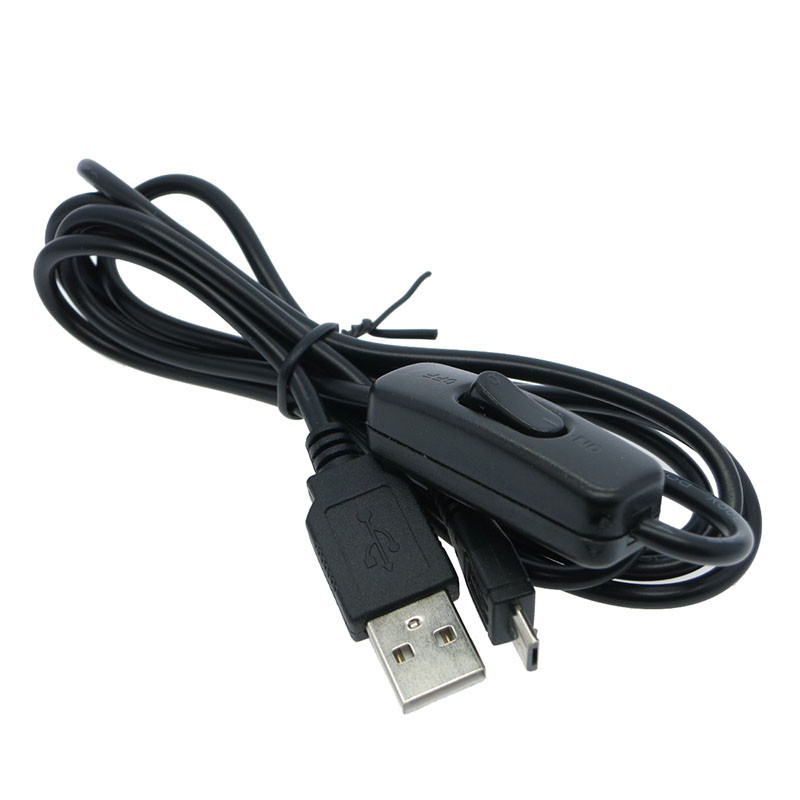 Cáp nguồn Raspberry Pi 3 có nút BẬT / TẮT Cáp sạc Micro USB cho cáp ...