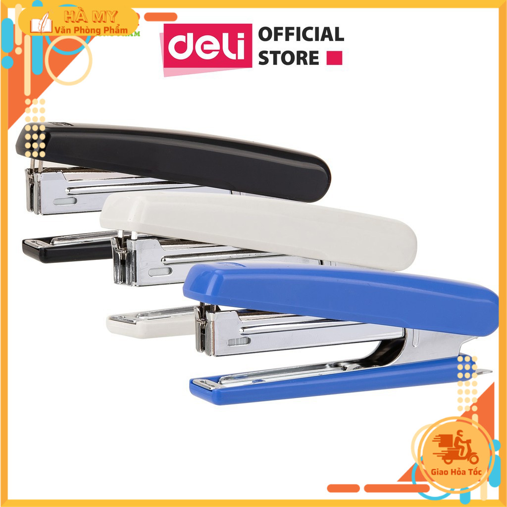 Dập ghim số 10 + lõi ghim Deli - E0251 - 15 trang | Shopee Việt Nam