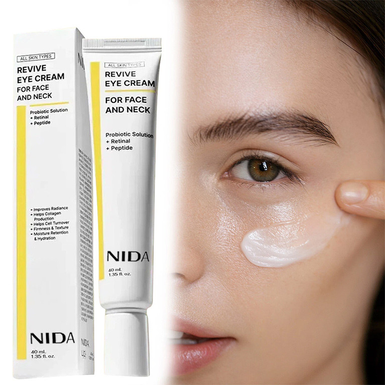 NIDA Revive Eye Cream For Face Neck Probiotic Solution Retinal Peptide ...