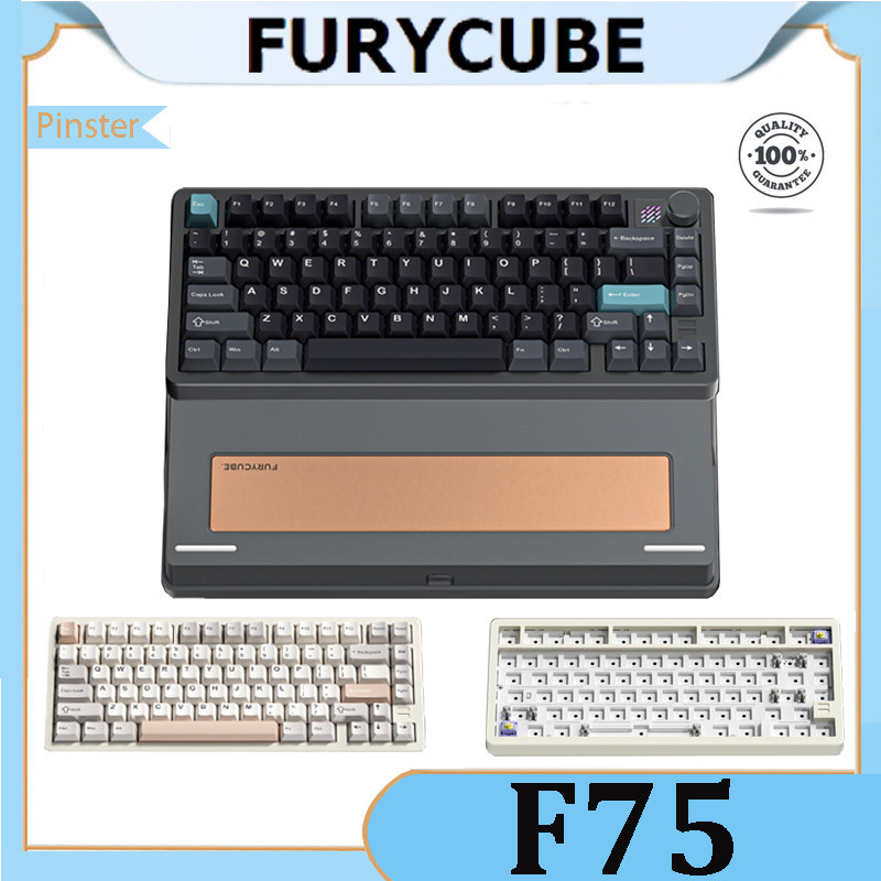 Furycube F75 bàn phím cơ nhôm khối cấu trúc giỏ sản phẩm tùy chỉnh RGB ...