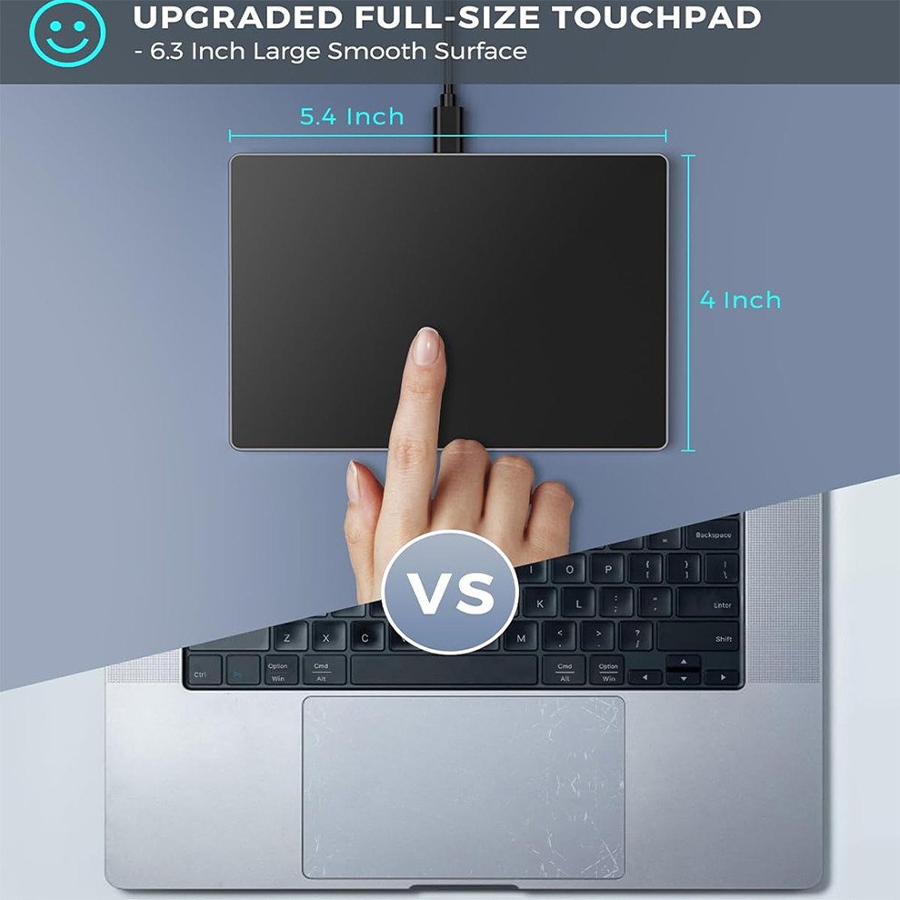 Usb Có Dây Đa Cảm Ứng Trackpad Slim NhômTouchpad Chuột Cho Windows 10 / ...