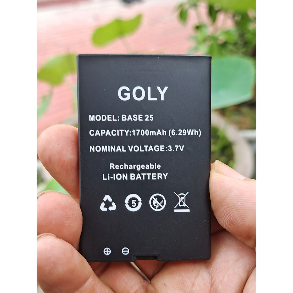 Pin hãng Goly Base 25 pro, Dung lượng chuẩn 1700 mAh | Shopee Việt Nam